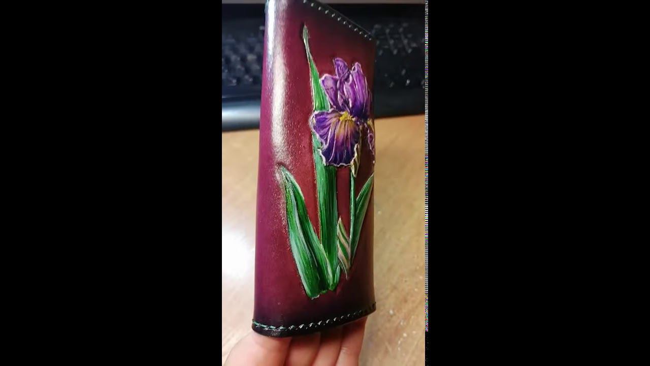 Ключница женская. Изделия из кожи. СКСтиль. Видеообзор: Ирис.