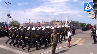 ВОЕННЫЙ ПАРАД В ГУСЕВЕ 9 МАЯ 2016 ГОДА