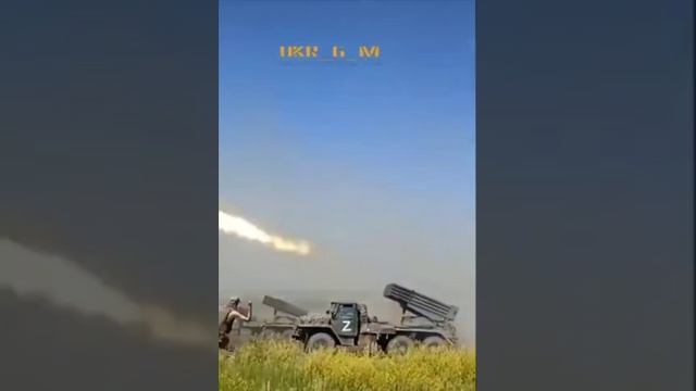 ??? Грады лупят по позициям ВСУ под музыку ???