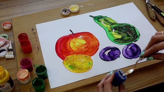 Мастер-класс по рисованию мастихином «Фрукты»