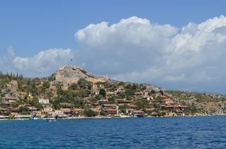 На яхте к затонувшему городу Кекова, Симена и окрестности, Турция