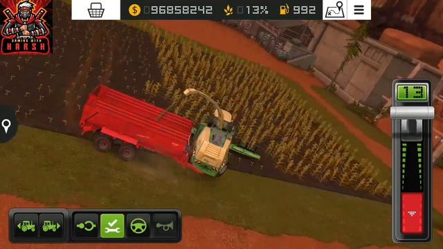 Corn chopping in fs 18 || corn cutting || unlimited money in fs 18 game || #fs18 #fs16 #fs19 # ...