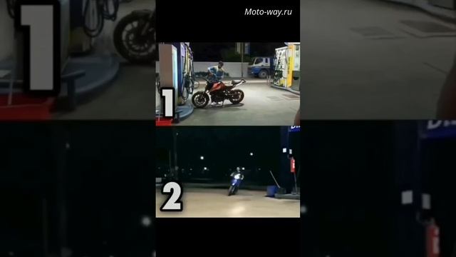 Занос заднего колеса мотоцикла. Контролируемый и нет.