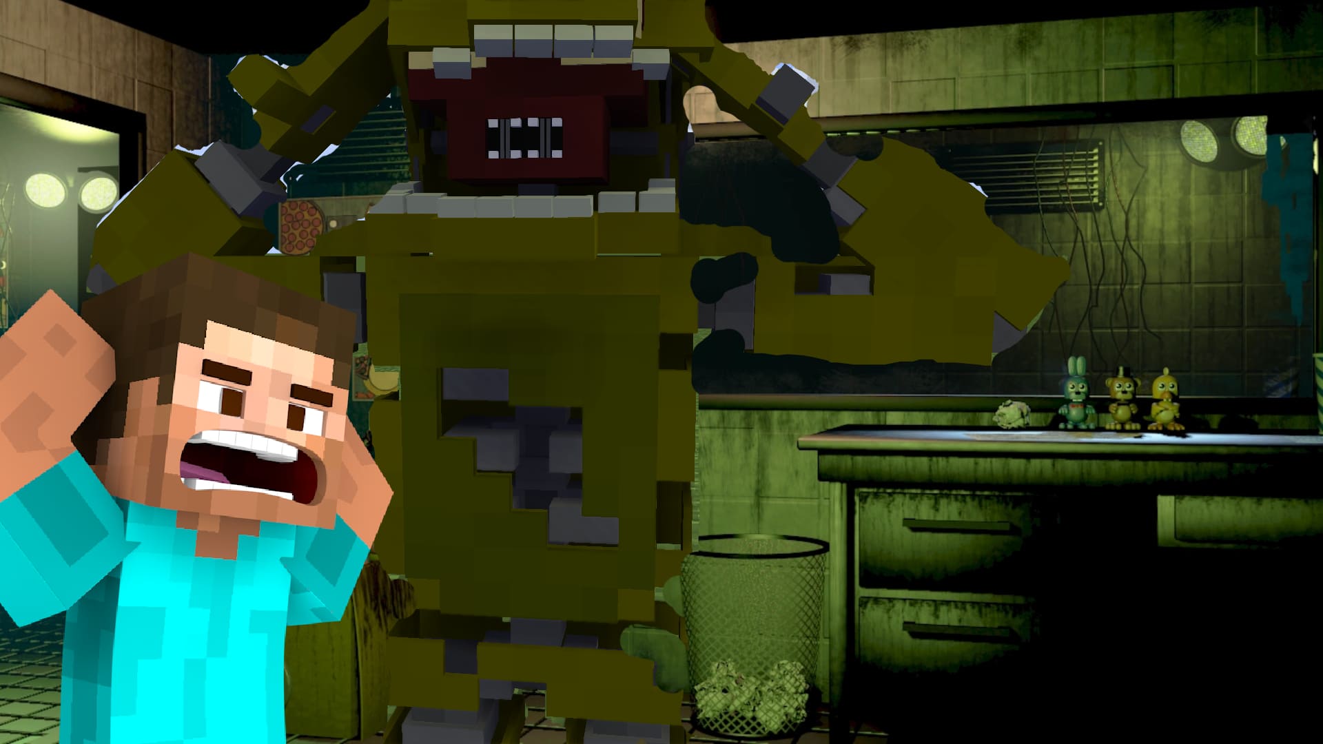 Five nights at Freddy's 3_ Remake 3 ночь