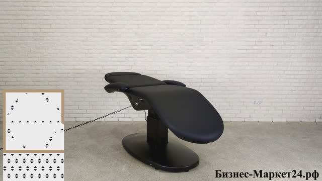 Кресло косметологическое Eva Black Edition, 3 мотора