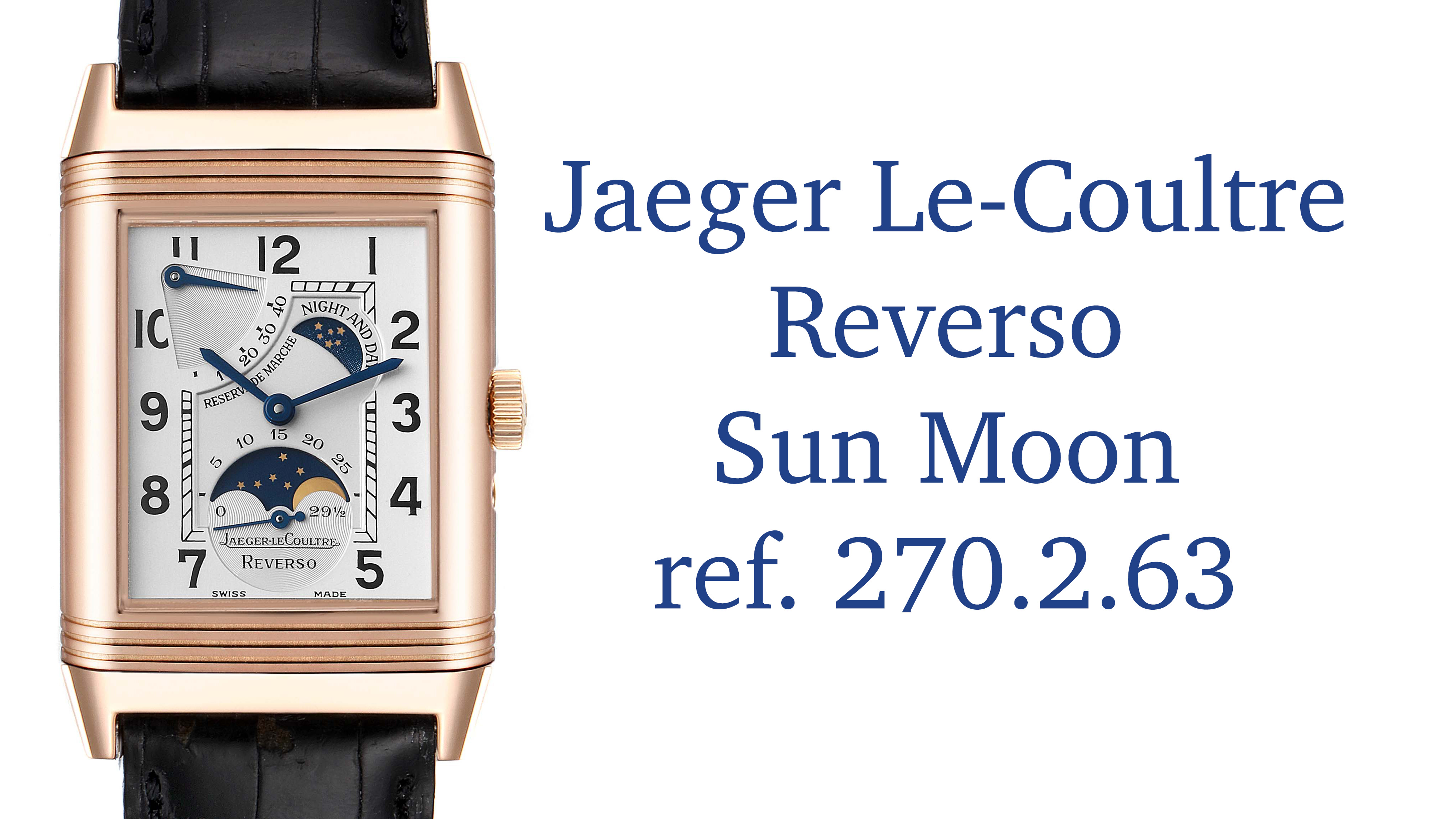 Jaeger Le-Coultre Reverso Sun Moon 270.2.63