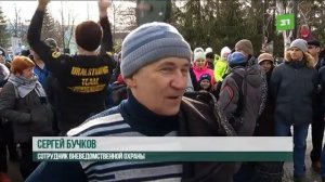 Нестандартное прощание. Факиры сожгли масленицу в челябинском парке Пушкина