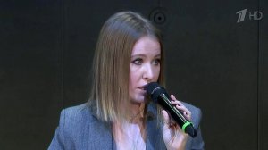 Ксения Собчак, которая заявила о намерении баллоти...ост президента, дала в Москве пресс-конференцию