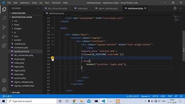Registration and Login using PHP & MYSQL - Part-2 in Telugu by ...