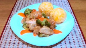 Курица с овощами и рисовыми шариками. Как вкусно приготовить