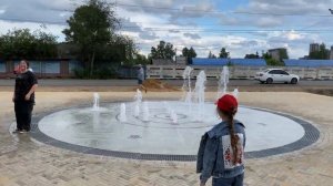 Фонтан в тайшетском парке