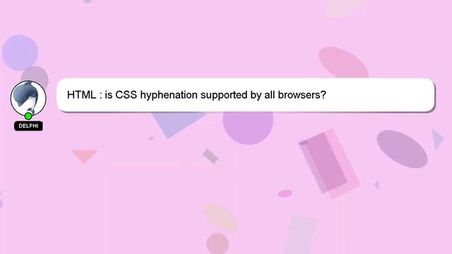HTML : is CSS hyphenation supported by all browsers | – смотреть онлайн видео от Лаборатория CSS ...