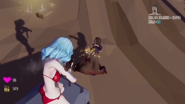 #1 Трешь игра - Inglorious Waifu VS Nazi Zombies.mp4