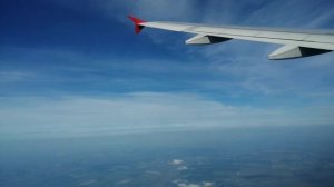 Взлет самолета в Уфе