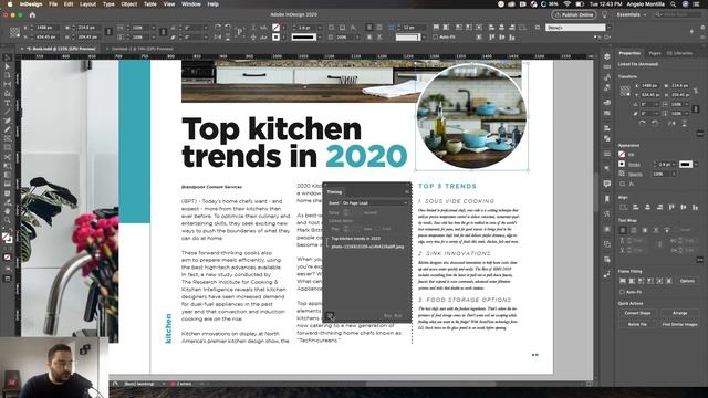 Create an interactive E-Magazine in Adobe InDesign – смотреть онлайн ...