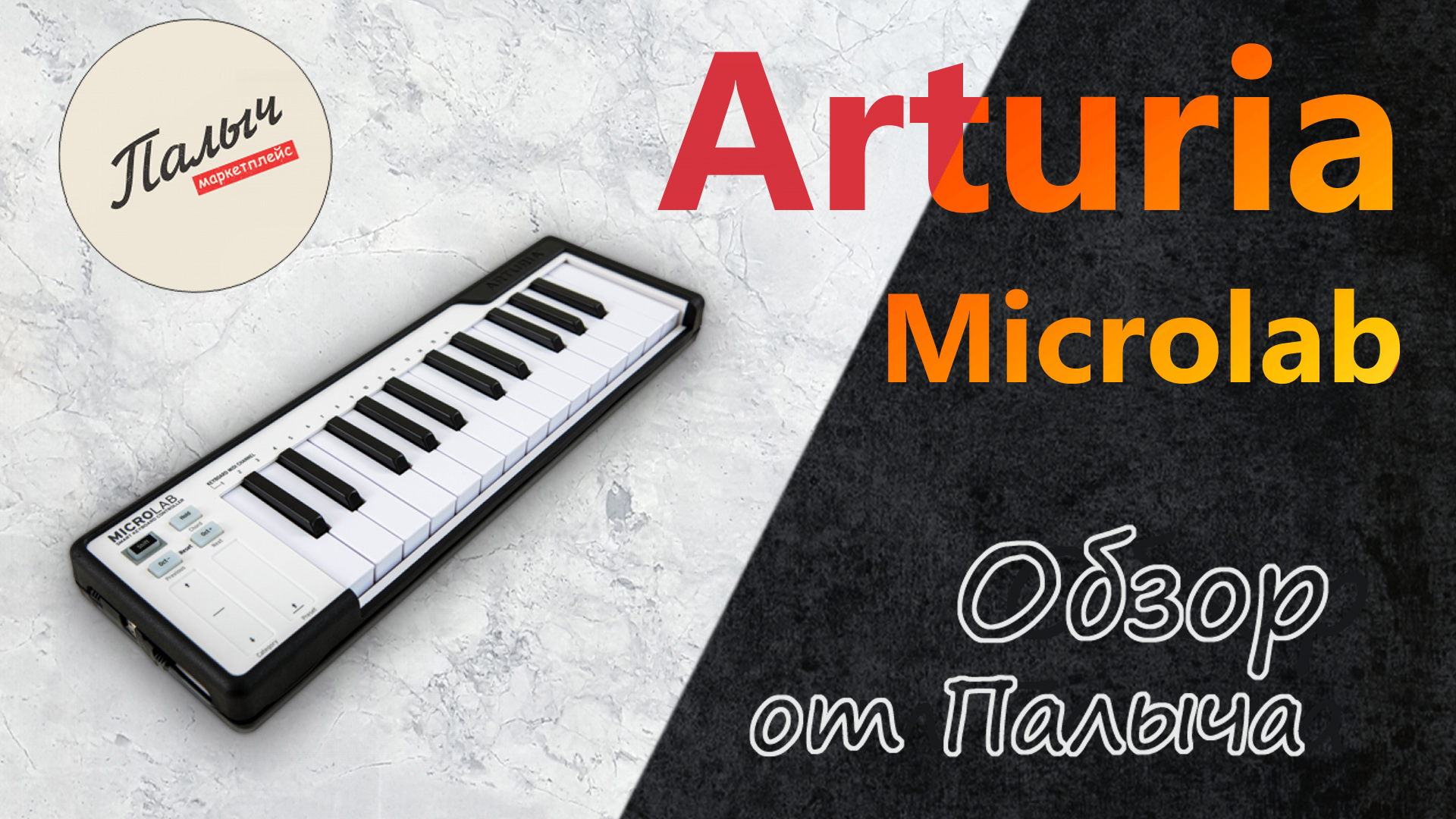 Arturia Microlab Black || USB MIDI мини-клавиатура || Обзор от Палыча