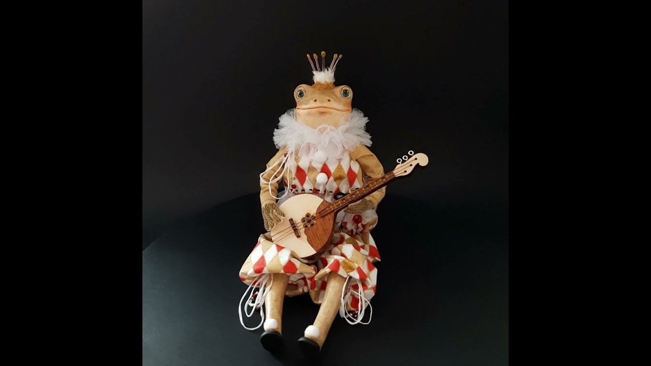 Frog Jacques. Art Doll by Natalia Osminko