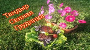Свиная грудинка в самодельном  тандыре