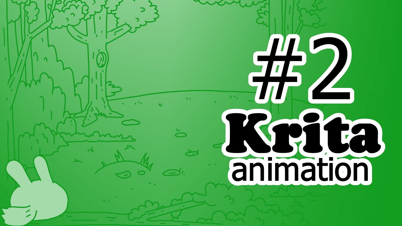 #2  Krita покадровая анимация - прыгаем по деревьям