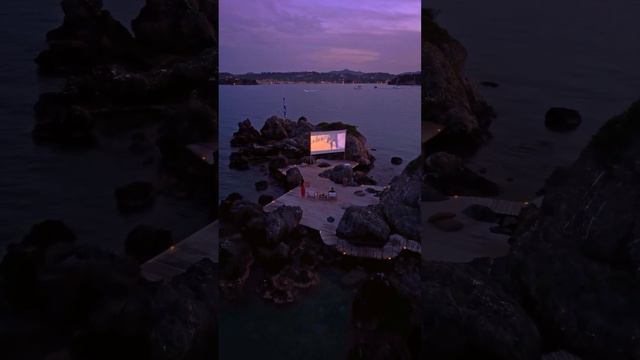 Греция, кинотеатр на острове