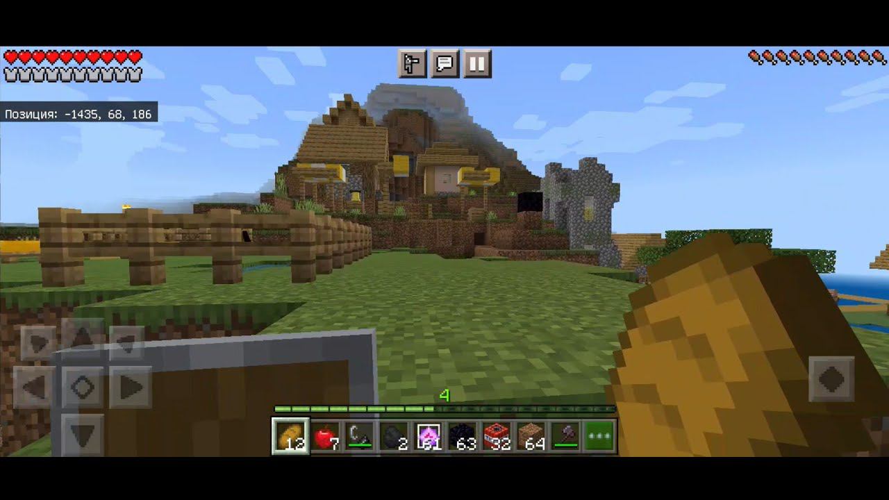 Minecraft. Разбомбили почти всю деревню.