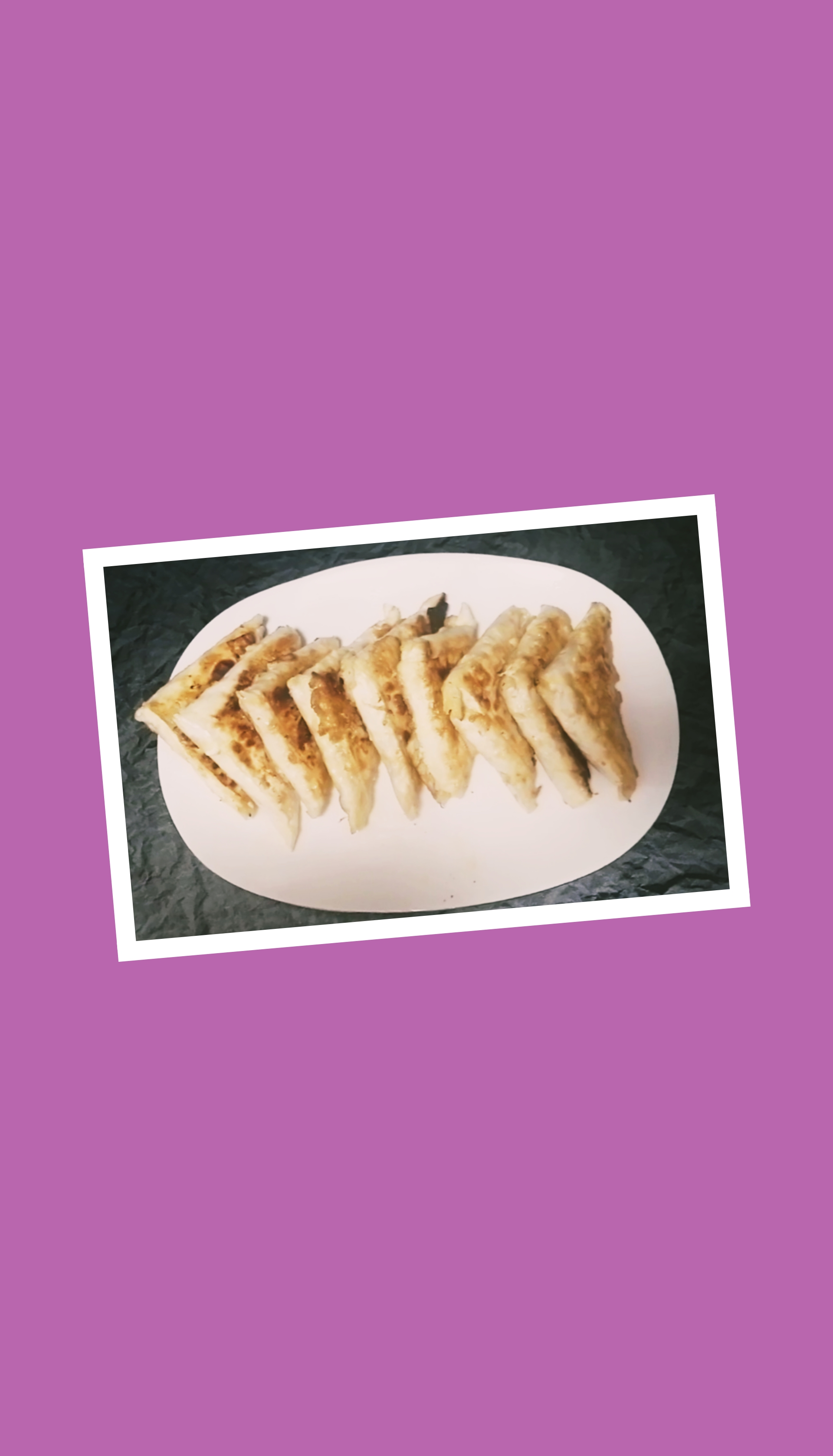 Треугольники из лаваша курица и сыр