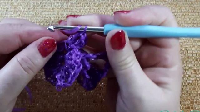 #вяжуивяжу? Мочалка Шар крючком из п/п нити.