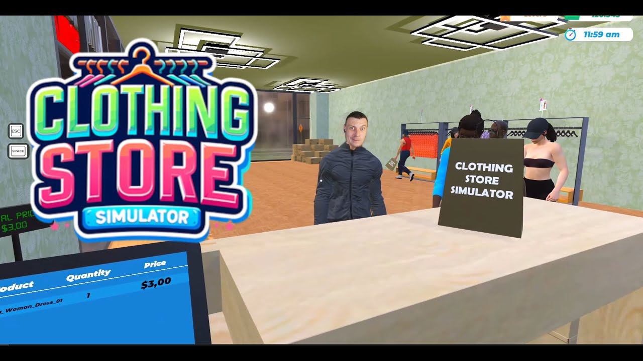 ОПЯТЬ НОВЫЙ  МАГАЗИН, ТЕПЕРЬ С ОДЕЖДОЙ)))! Clothing Store Simulator