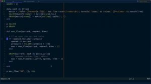 Valve flows and tunnels through a graph - Advent of Code 2022 Day 16 with Ruby