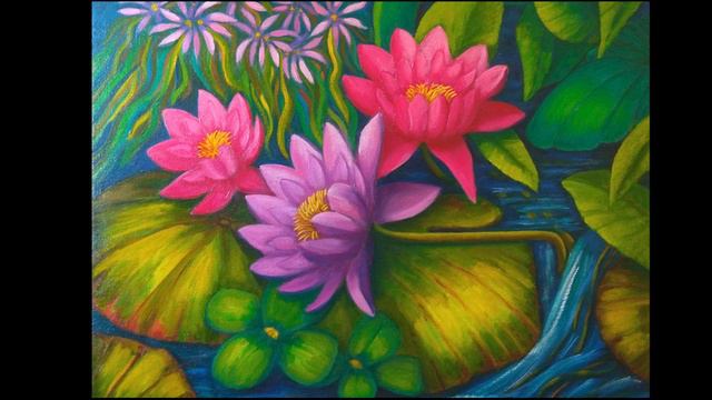 Мои первые картины. . Живопись маслом