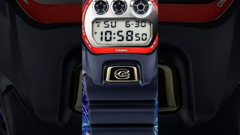 Часы для американцев / Casio DW-6900US24-2 #casio #gshock #4july