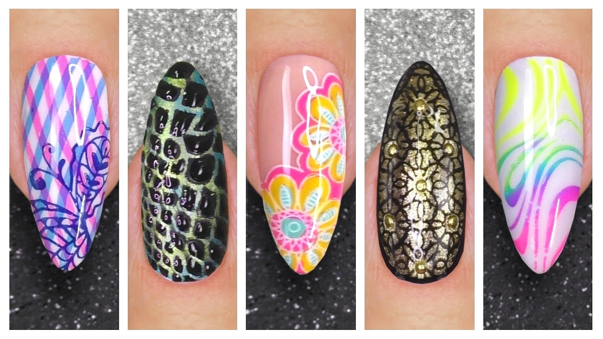 Дизайн ногтей Стемпинг ? Маникюр  2022  ? Nail Art 2022