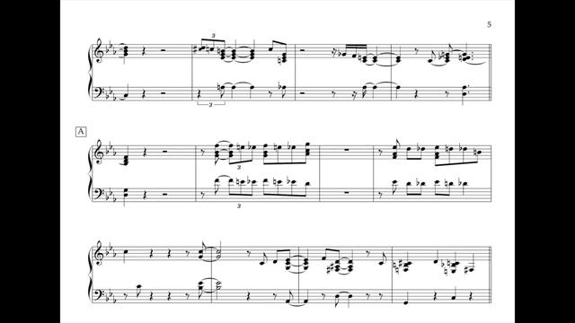 Barry Harris Transcription  Be My Love.