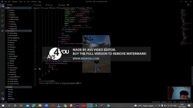 49 | CRUD Delete data ke database MariaDB dengan Node js – смотреть онлайн видео от JavaScript ...