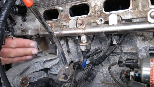 HYUNDAI SANTA FE FUEL INJECTOR REPLACEMENT REMOVAL LOCATION, HOW TO ...