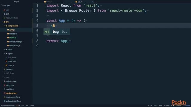 React Recipes : Using React Router to Create Basic Routing | packtpub | com – смотреть онлайн ...