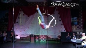 Рождественская история - воздушное кольцо танцевальная студия Divadance