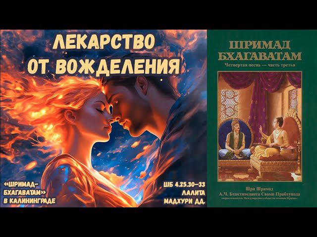 Лекарство от вожделения. Лалита  Мадхури дд. ШБ.4.25.30–33