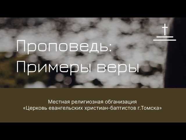 Примеры веры I Владимир Нейфельд