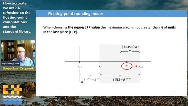 A refresher on the floating-point computations and the standard library. - Boguslaw Cyganek