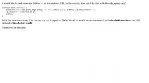 Wordpress: Add spacebar in WP List Table Search