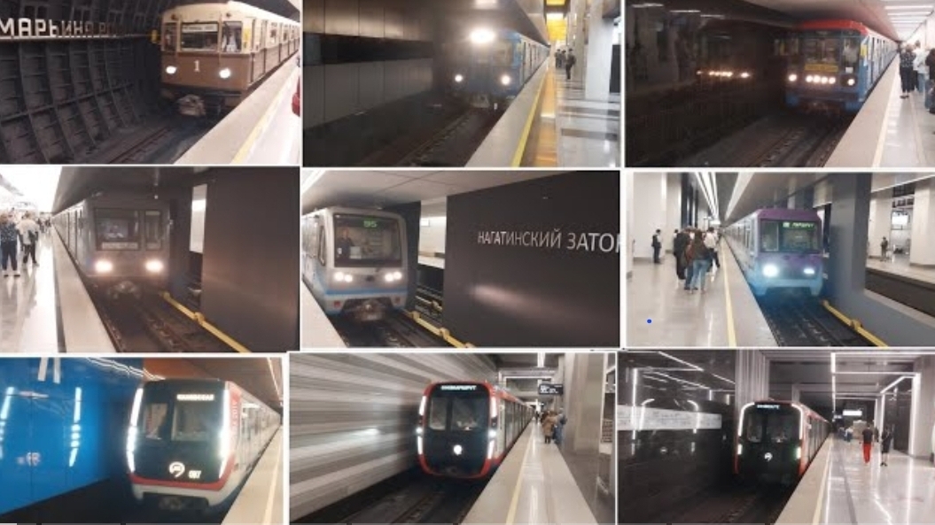 Парад поездов метро 89 лет Московскому метрополитену.