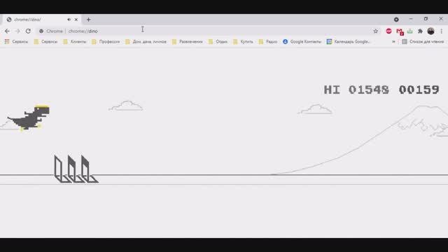 Олимпийское обновление динозаврика из Google Chrome! Новые миры в игре без интернета!