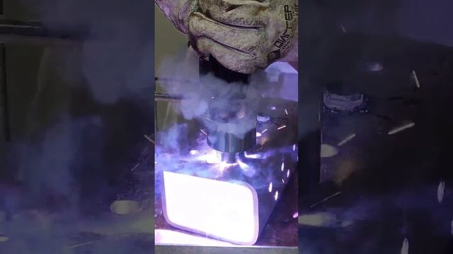 Тестовая приварка гаек к оцинкованной поверхности для клиента