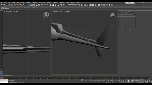 Modeling Helicopter Eurocopter AS350 3ds max tutorial part - 2