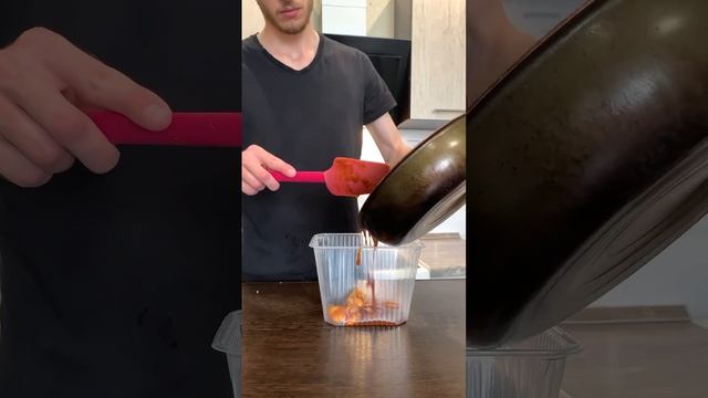 Мусовый карамельный банан #сладости #еда #десерт #торт