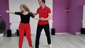 Бачата с элементами танго - подготовка номера. REZONANS club - Павел и Анжелика. Тюмень