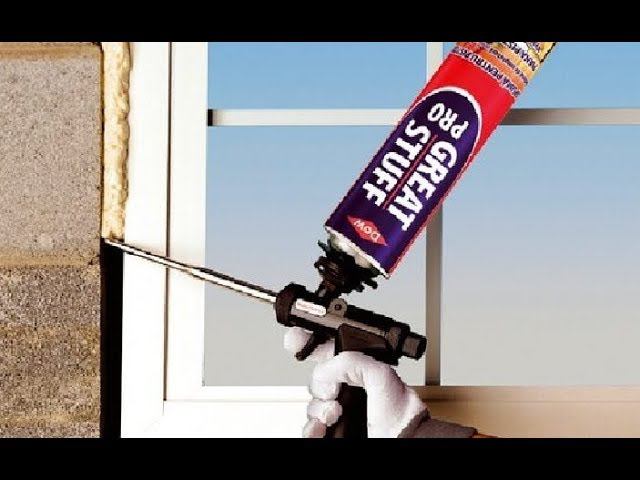 Как держит ТЕПЛО монтажная пена