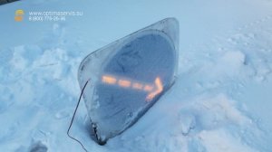 Испытания светодиодного знака производства компании ООО "Оптима Сервис"