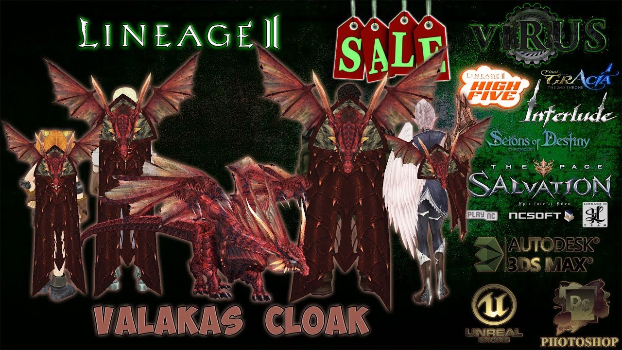 New Valakas Cloak. LINEAGE II. GraciaFinal-GoD √i®uS смотреть онлайн ...